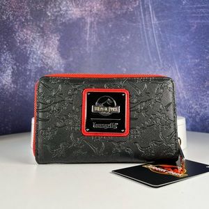 Loungefly | Bags | Loungefly Universal Jurassic Park Logo Wallet | Poshmark